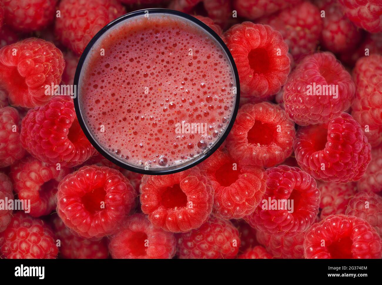 raspberry and raspberry juice, raspberry yogurt isolated Stock Photo ...