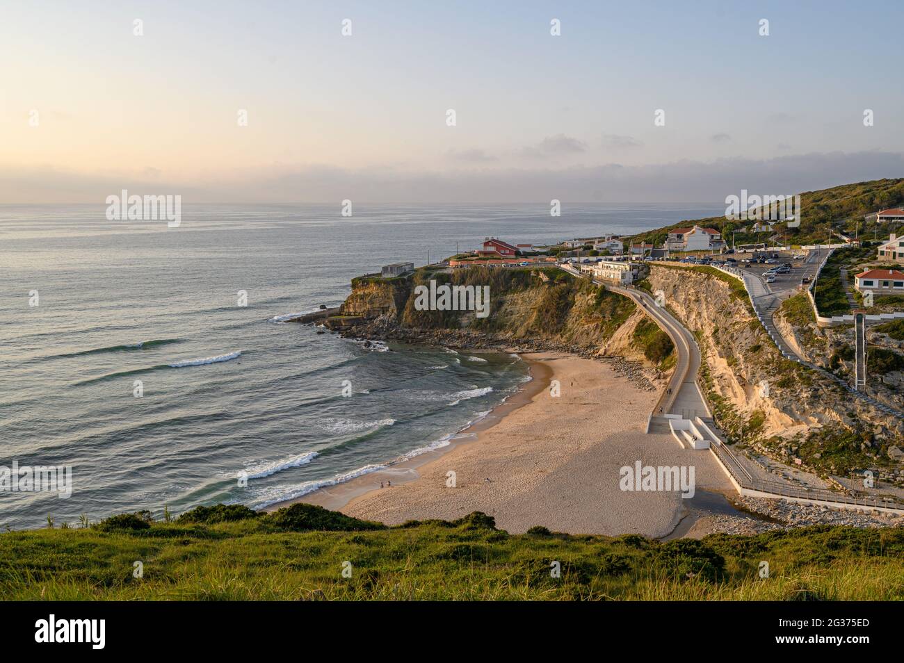 High angle view of the wild coast of the sea Stock Photo - Alamy