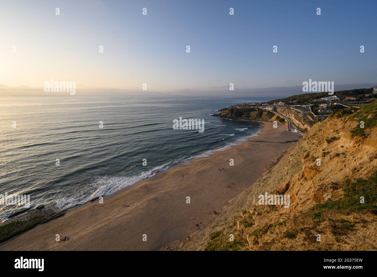 High angle view of the wild coast of the sea Stock Photo - Alamy