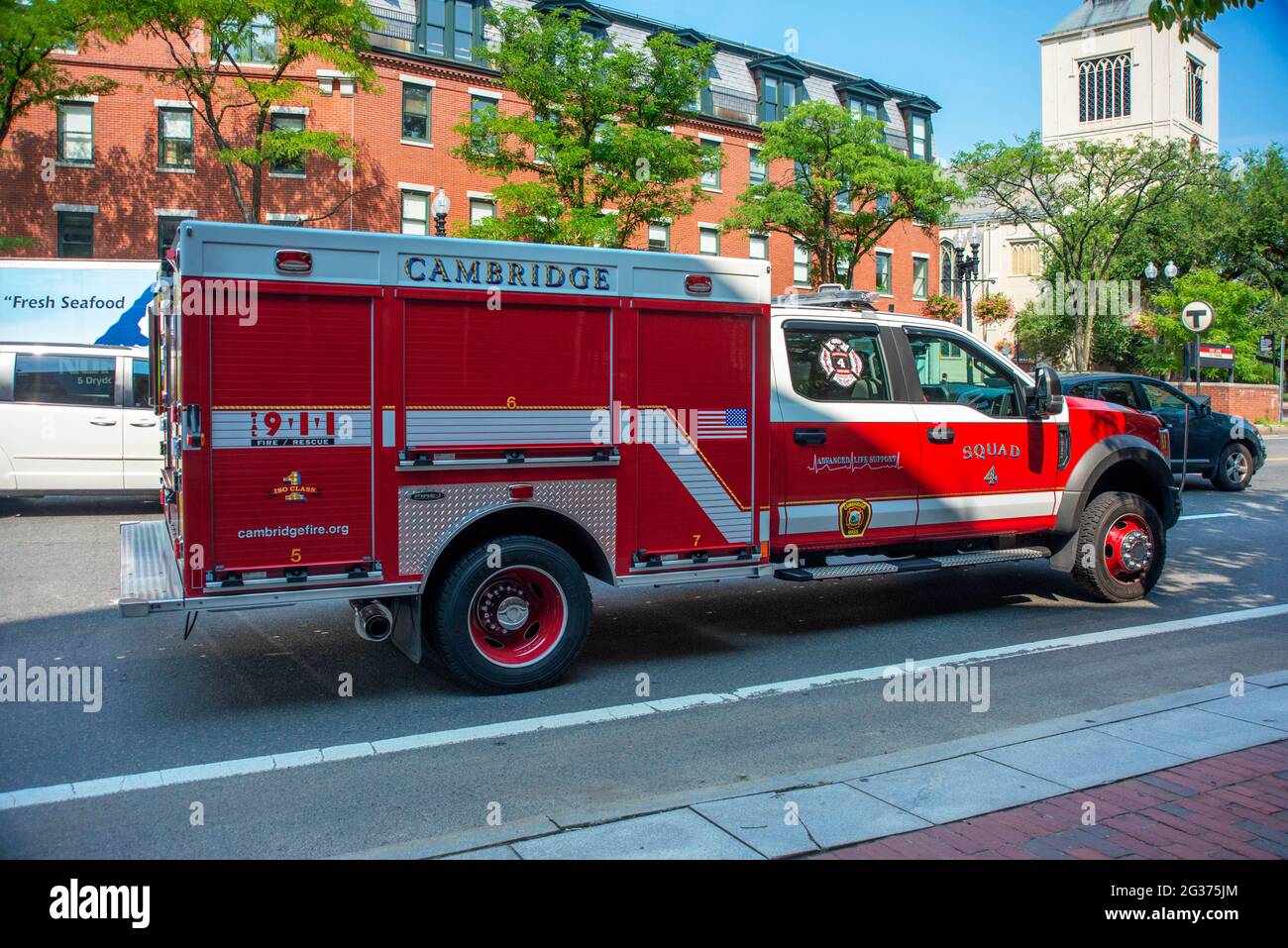Boston firetruck hi-res stock photography and images - Alamy