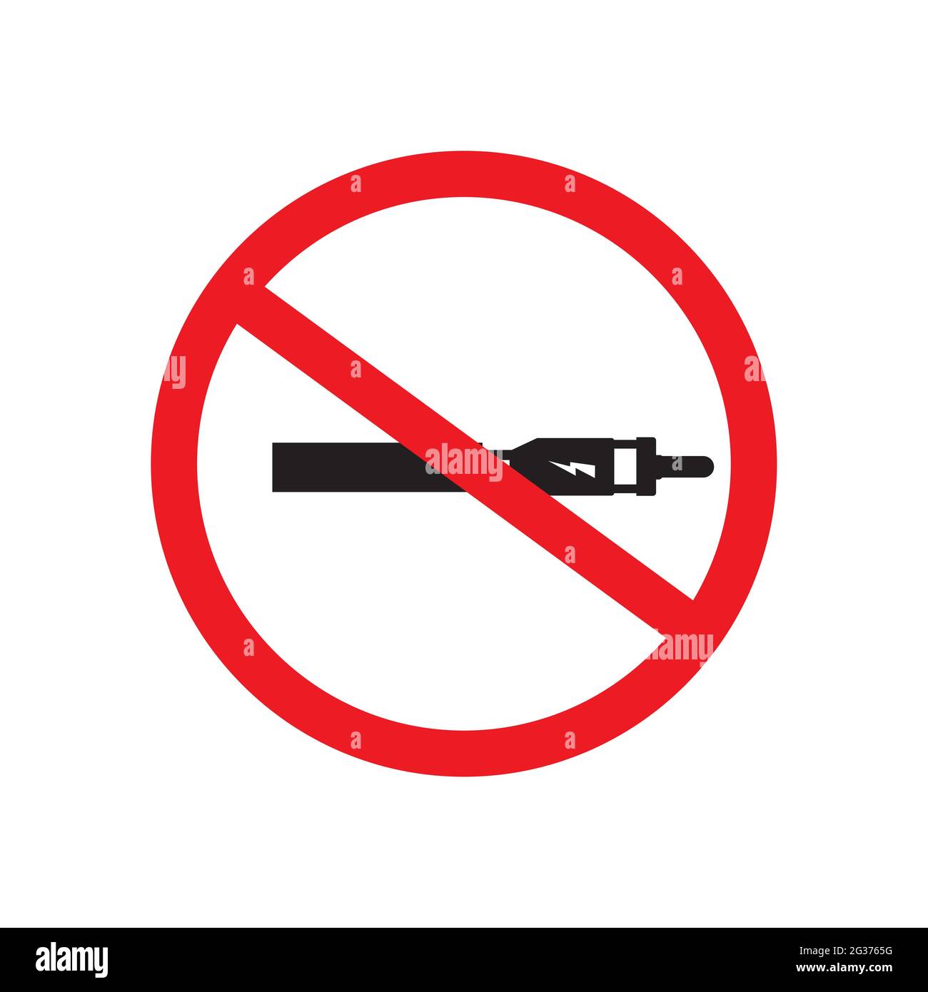No smoking, no vaping sign. Vector sticker Stock Vector Image & Art - Alamy