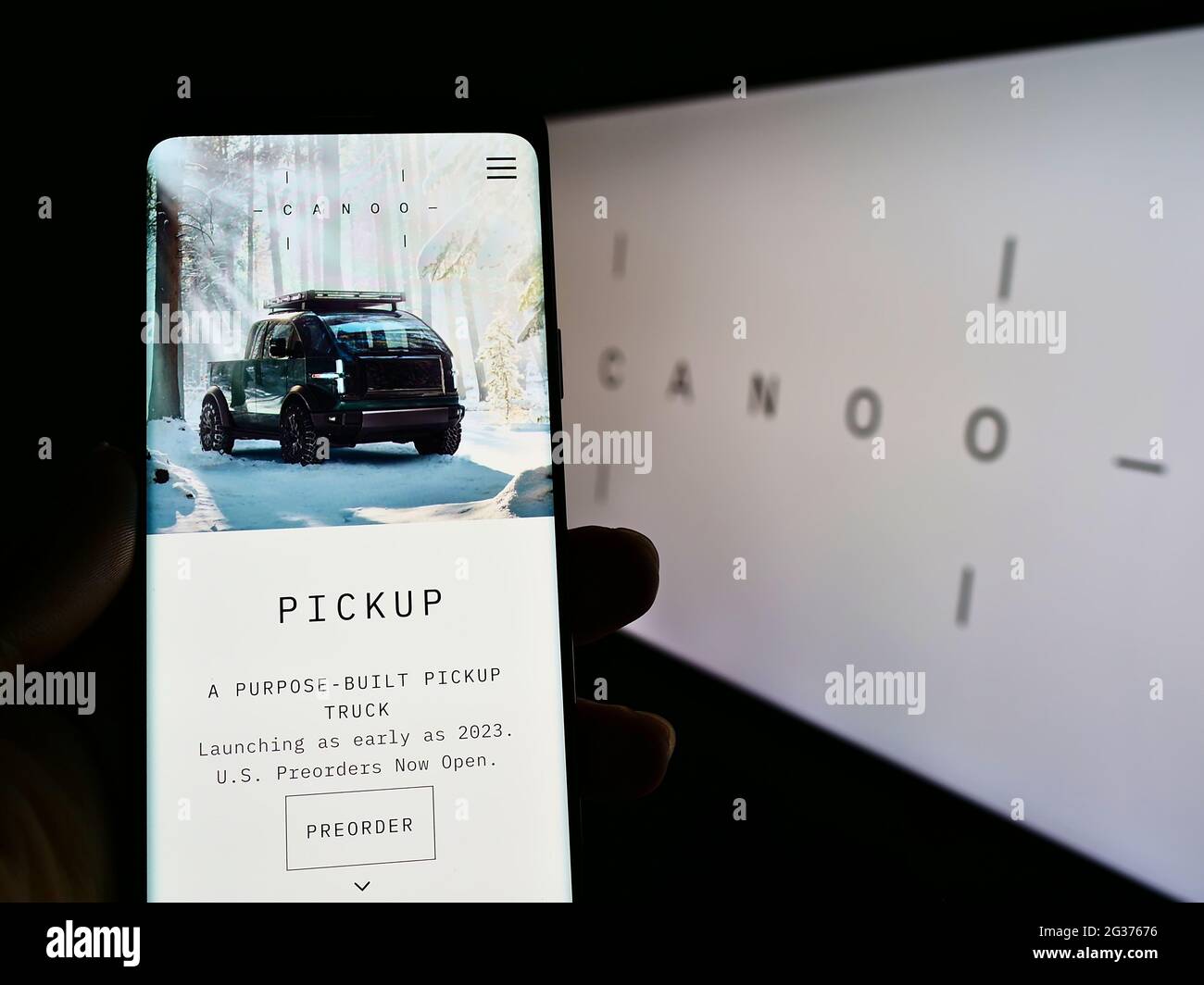 Canoo logo hi-res stock photography and images - Alamy