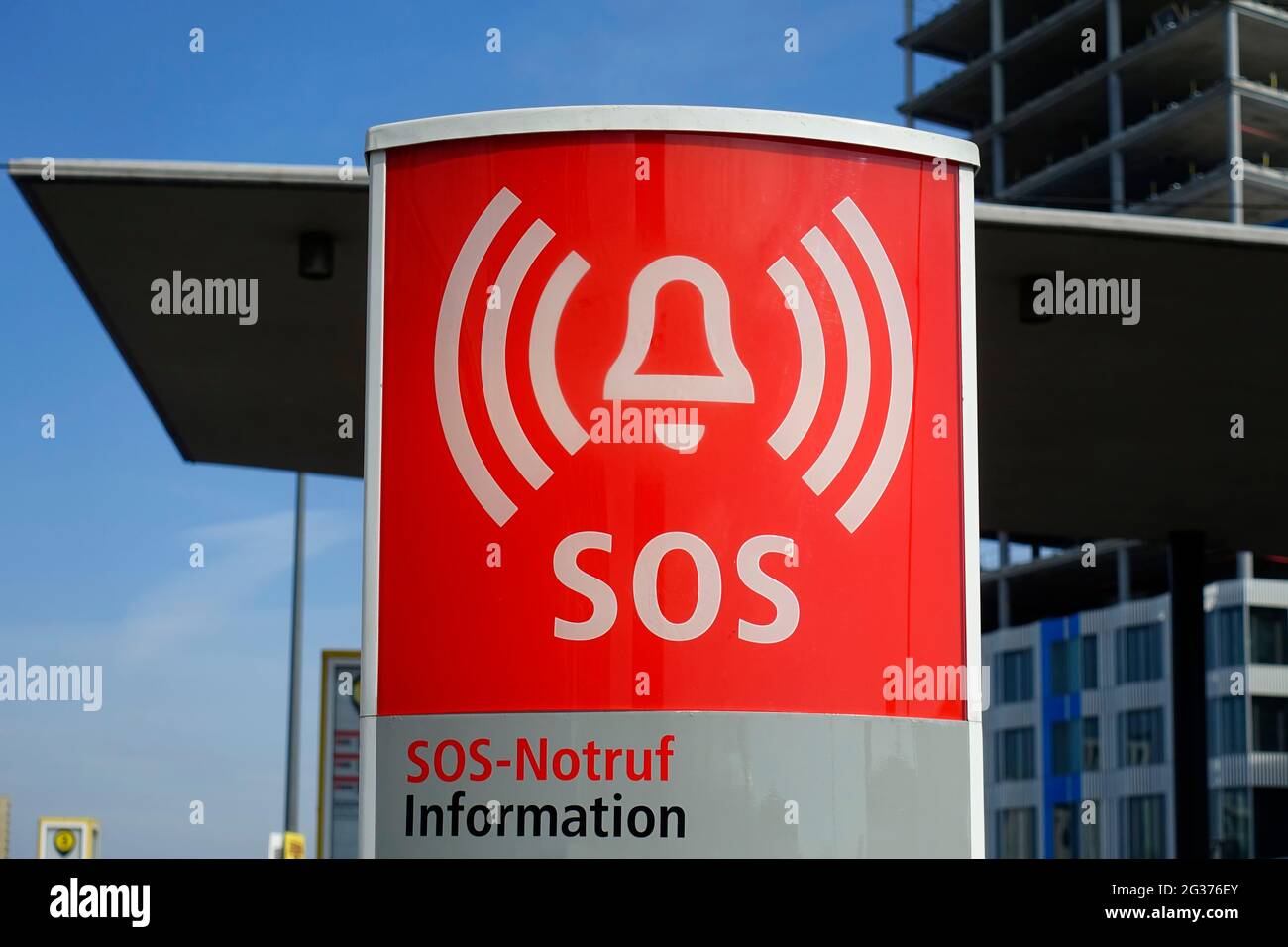Emergency telephone, Berlin, Germany Stock Photo - Alamy