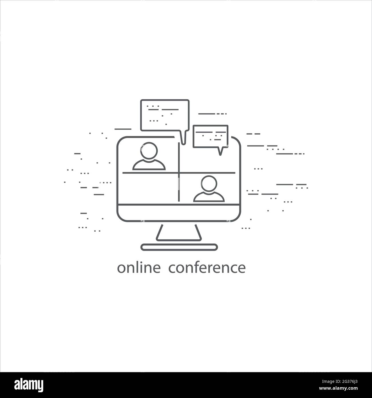 Online Training icon. Simple element illustration Stock Vector Image ...