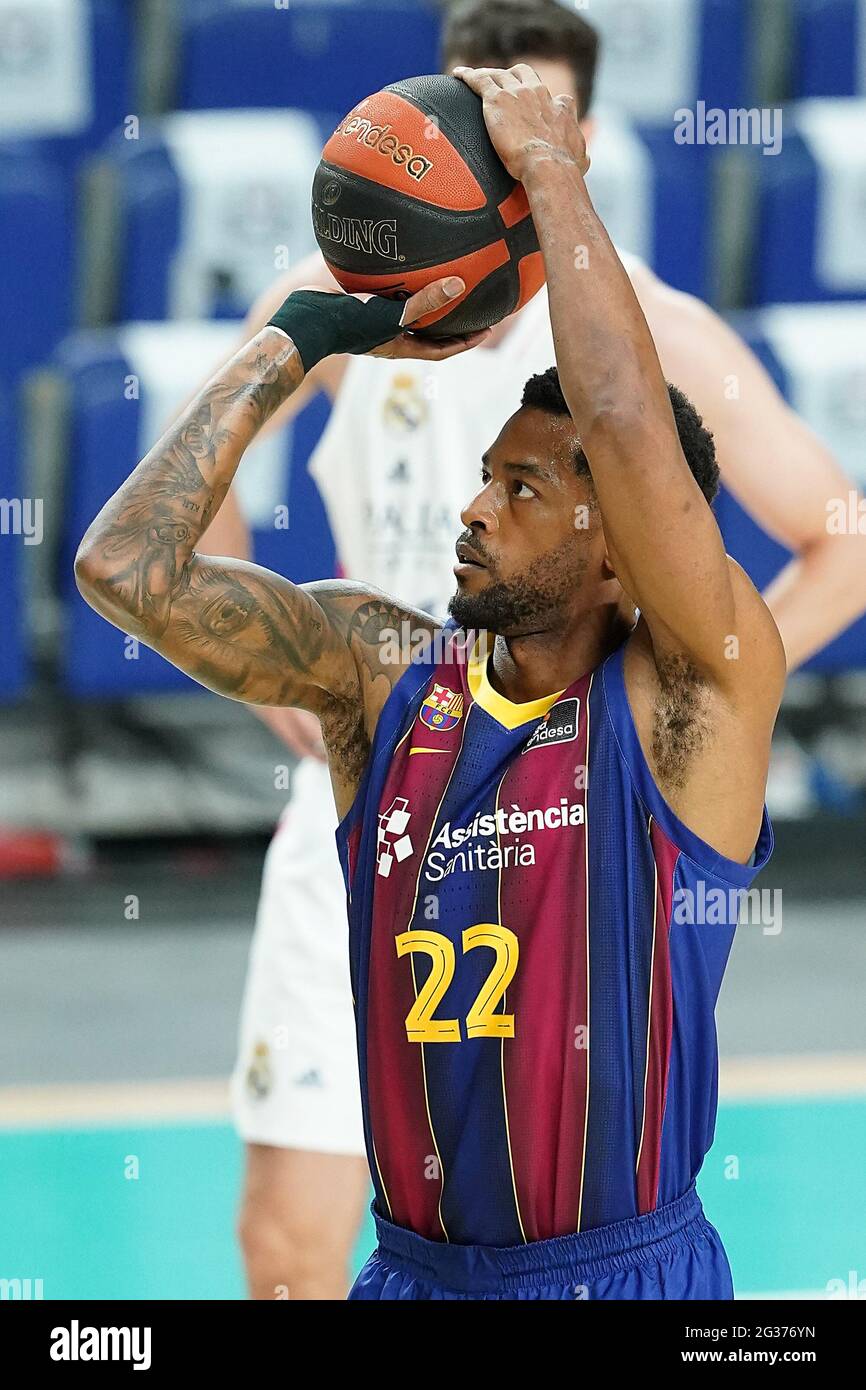 FC Barcelona's Cory Higgins during Liga Endesa ACB 1st Final match. in ...