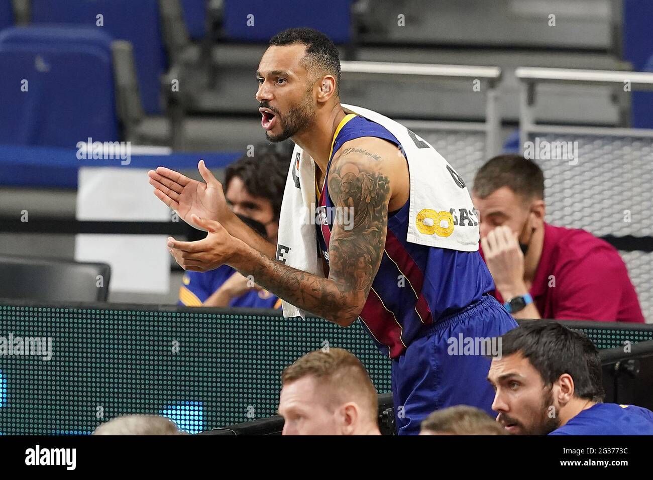 FC Barcelona's Adam Hanga during Liga Endesa ACB 1st Final match. in ...