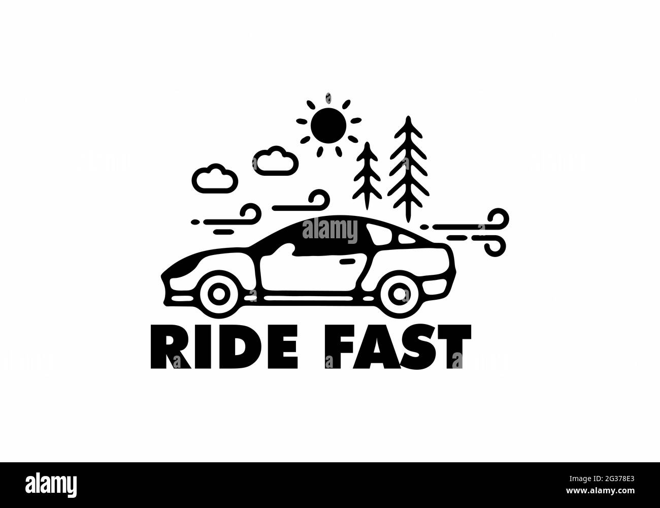 Fast car Cut Out Stock Images & Pictures - Alamy