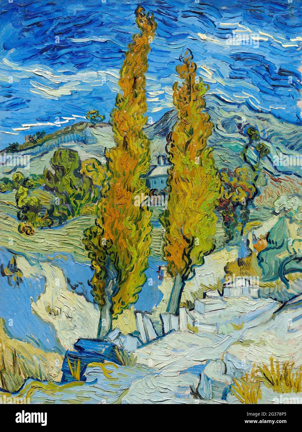 Poplars gogh hi-res stock photography and images - Alamy