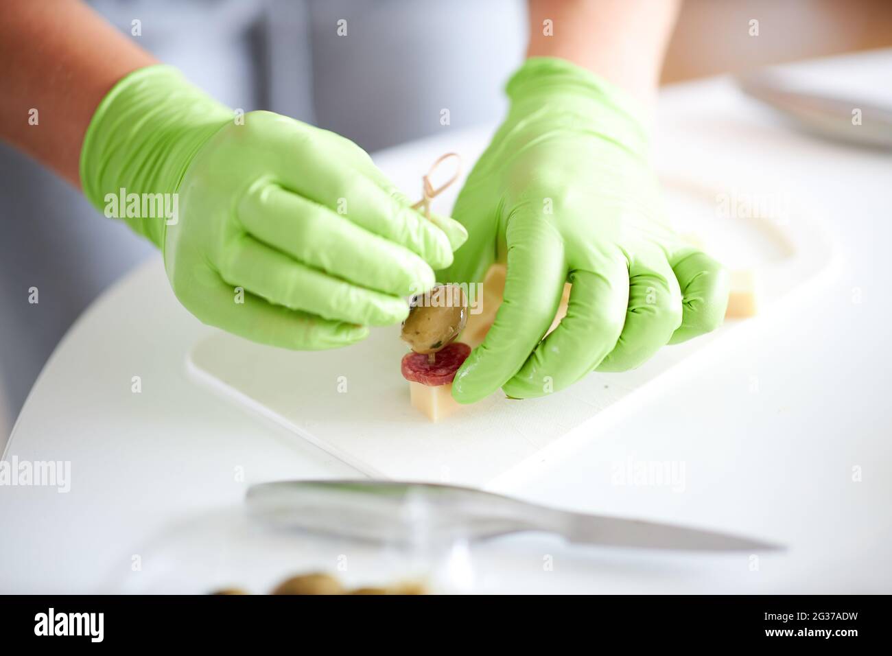 Prepared by a chef hi-res stock photography and images - Alamy