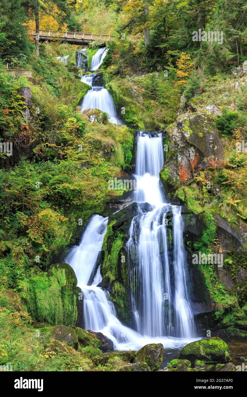 Triberg Waterfalls, Triberg, Black Forest, Baden-Wuerttemberg, Germany ...