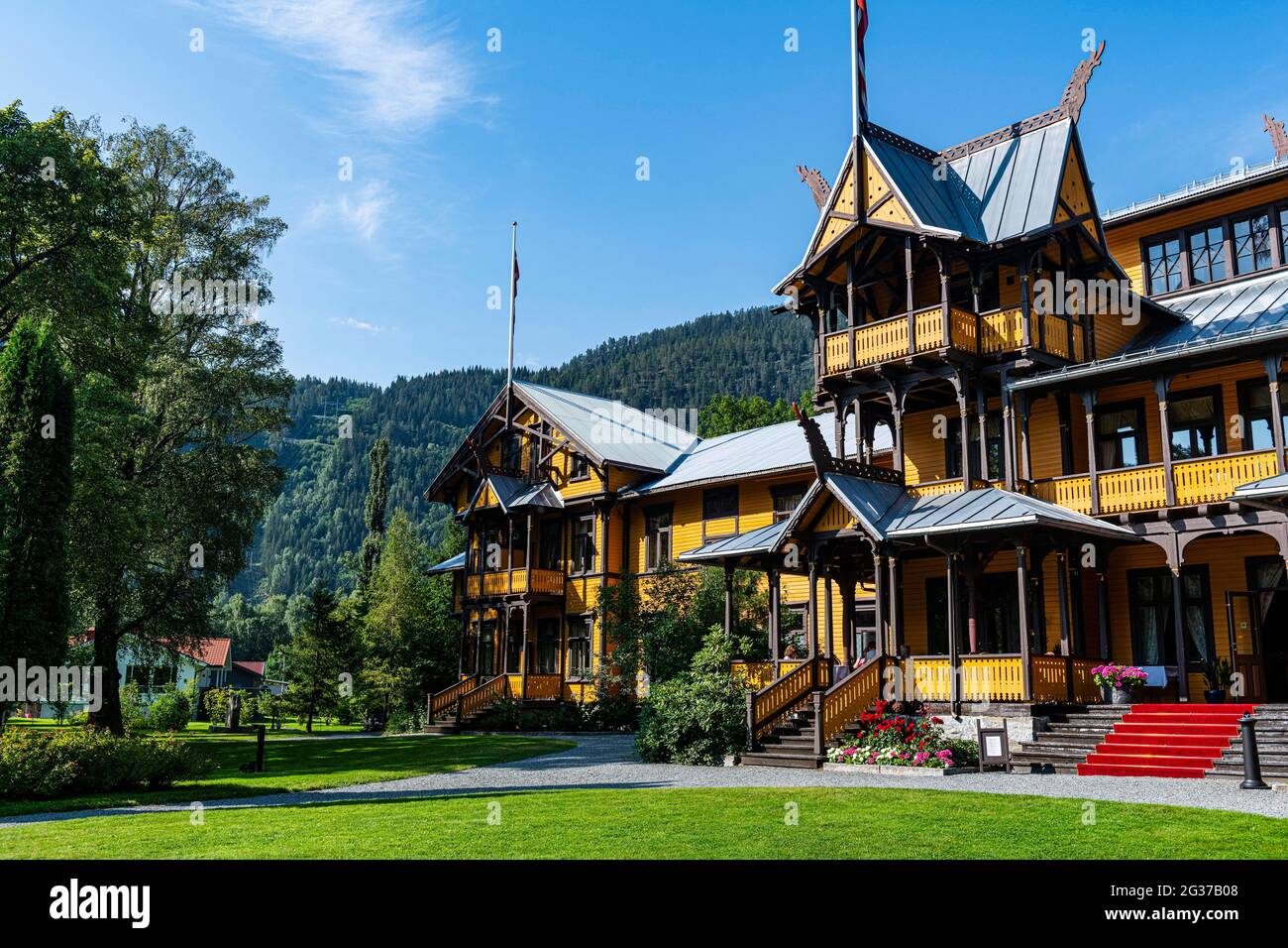 Historic Dalen hotel, Dalen, Telemark, Norway Stock Photo - Alamy