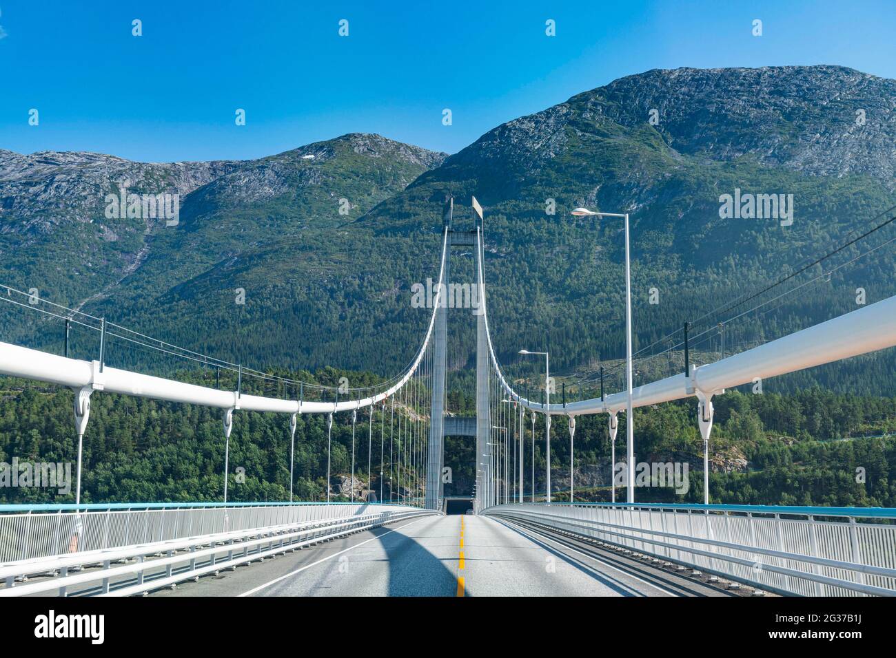 Hardanger Bridge, Eidfjord, Norway Stock Photo - Alamy