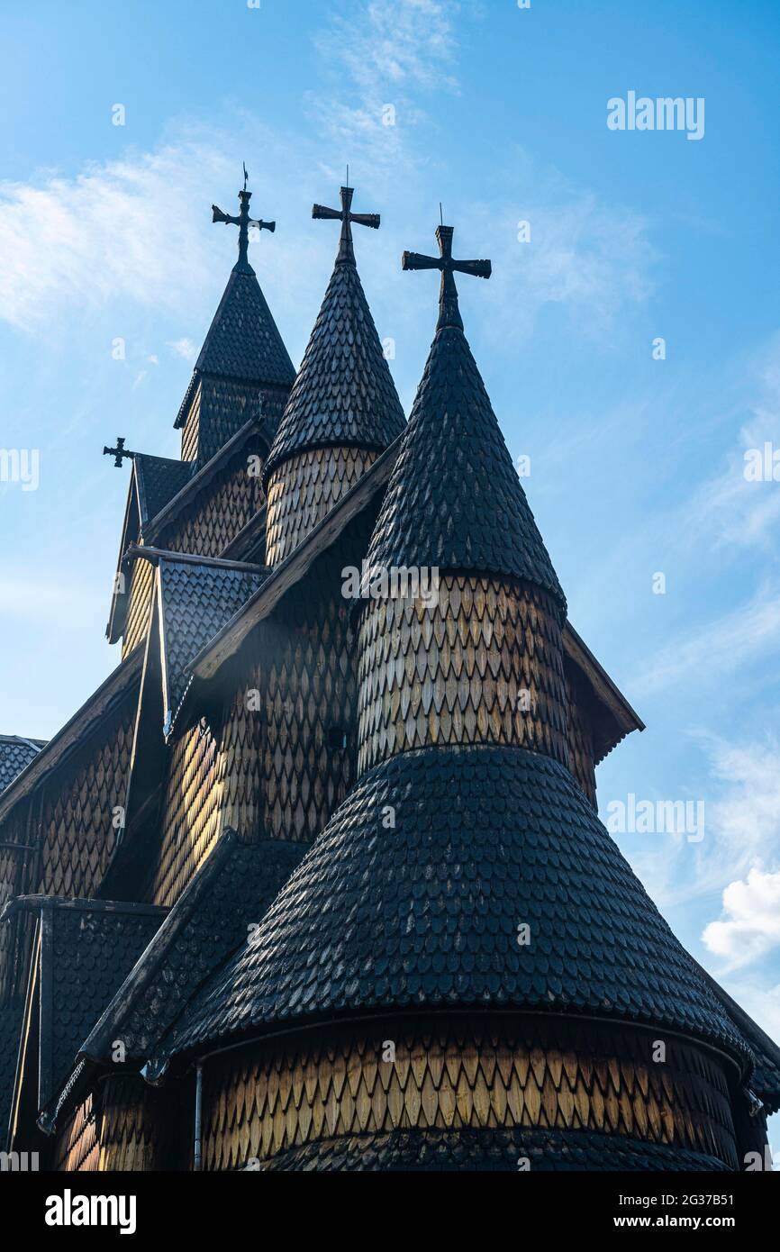 Heddal Stave Church, Notodden, Norway Stock Photo - Alamy