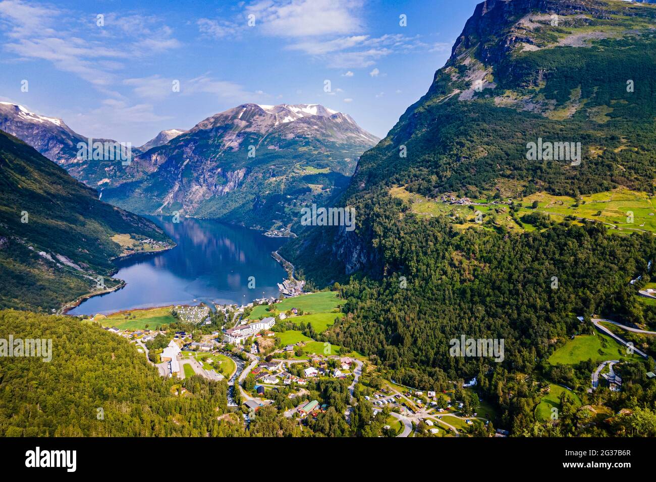 Overlook over Geirangerfjord, Sunmore, Norway Stock Photo - Alamy