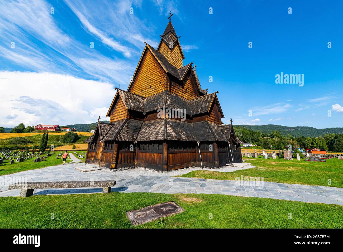 Heddal Stave Church, Notodden, Norway Stock Photo - Alamy