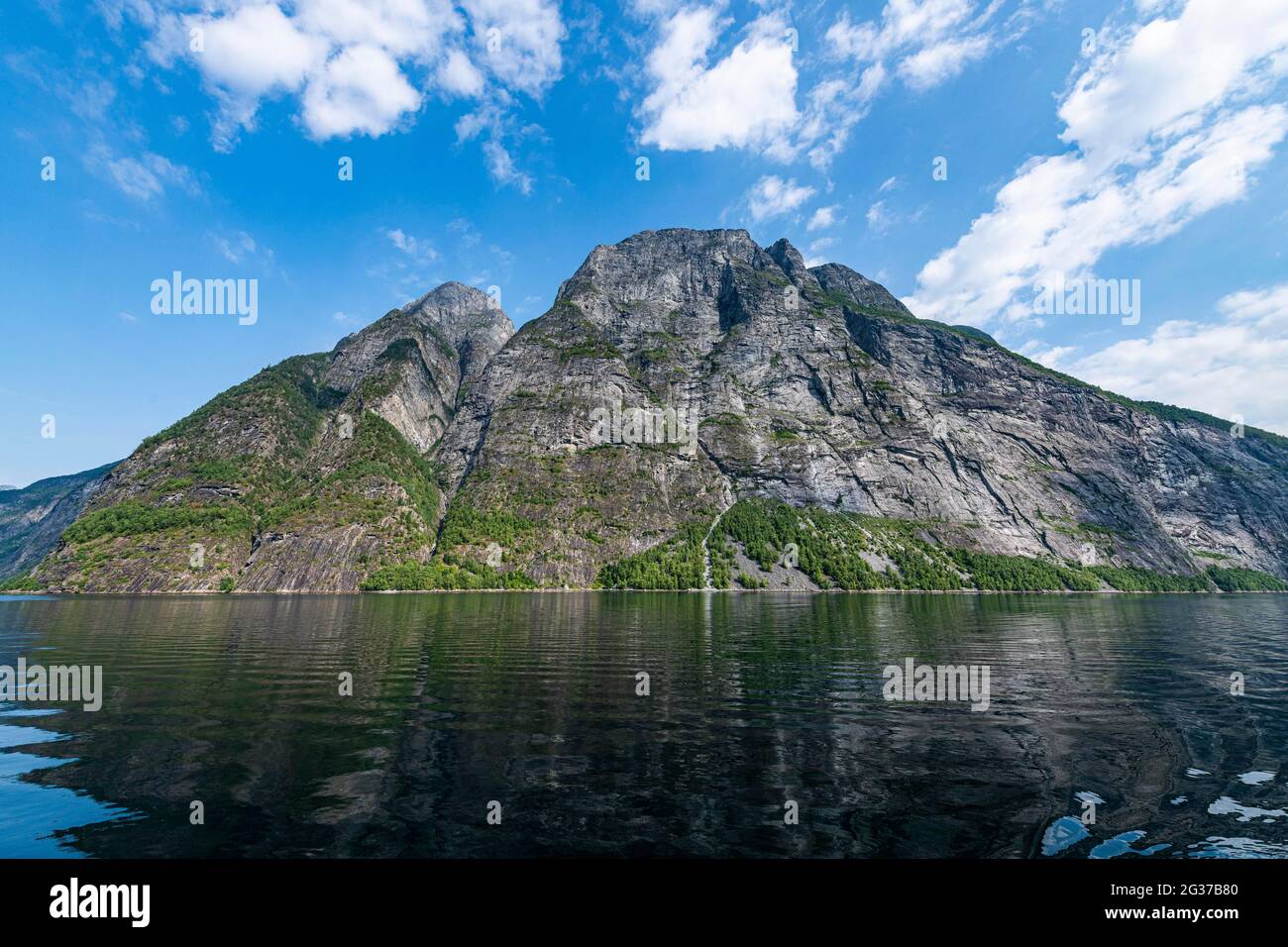 Steep cliffs in Geirangerfjord, Sunmore, Norway Stock Photo - Alamy