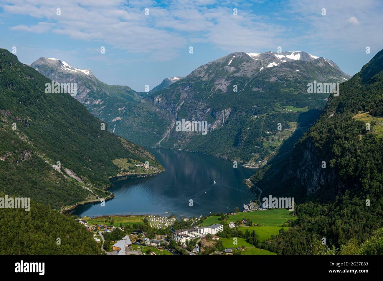 Overlook over Geirangerfjord, Sunmore, Norway Stock Photo - Alamy
