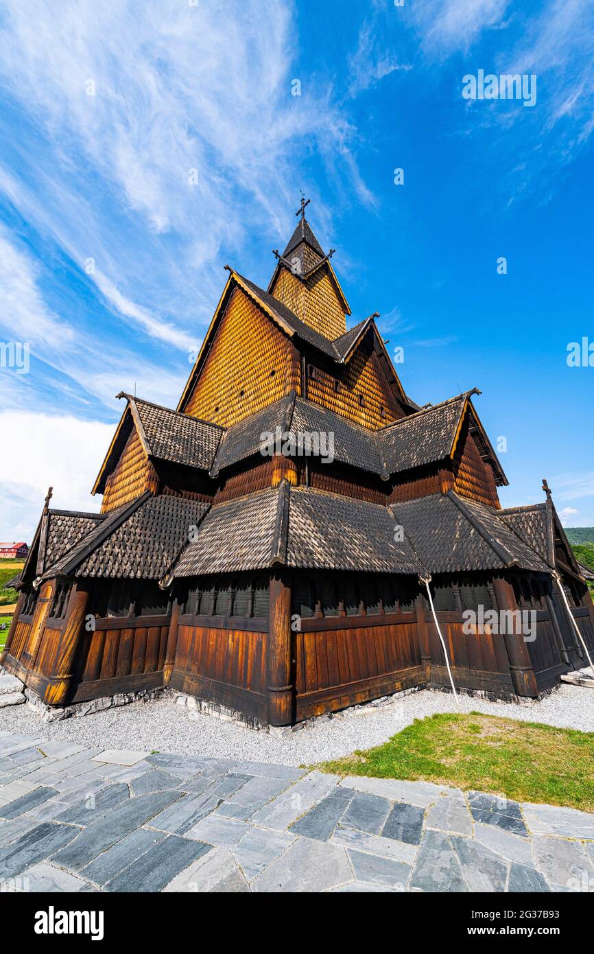 Heddal Stave Church, Notodden, Norway Stock Photo - Alamy