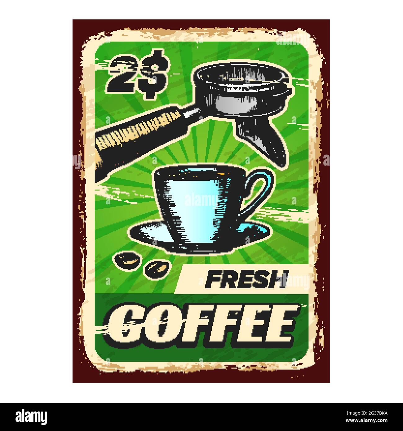 Cafe Advertising Poster High Resolution Stock Photography and Images ...