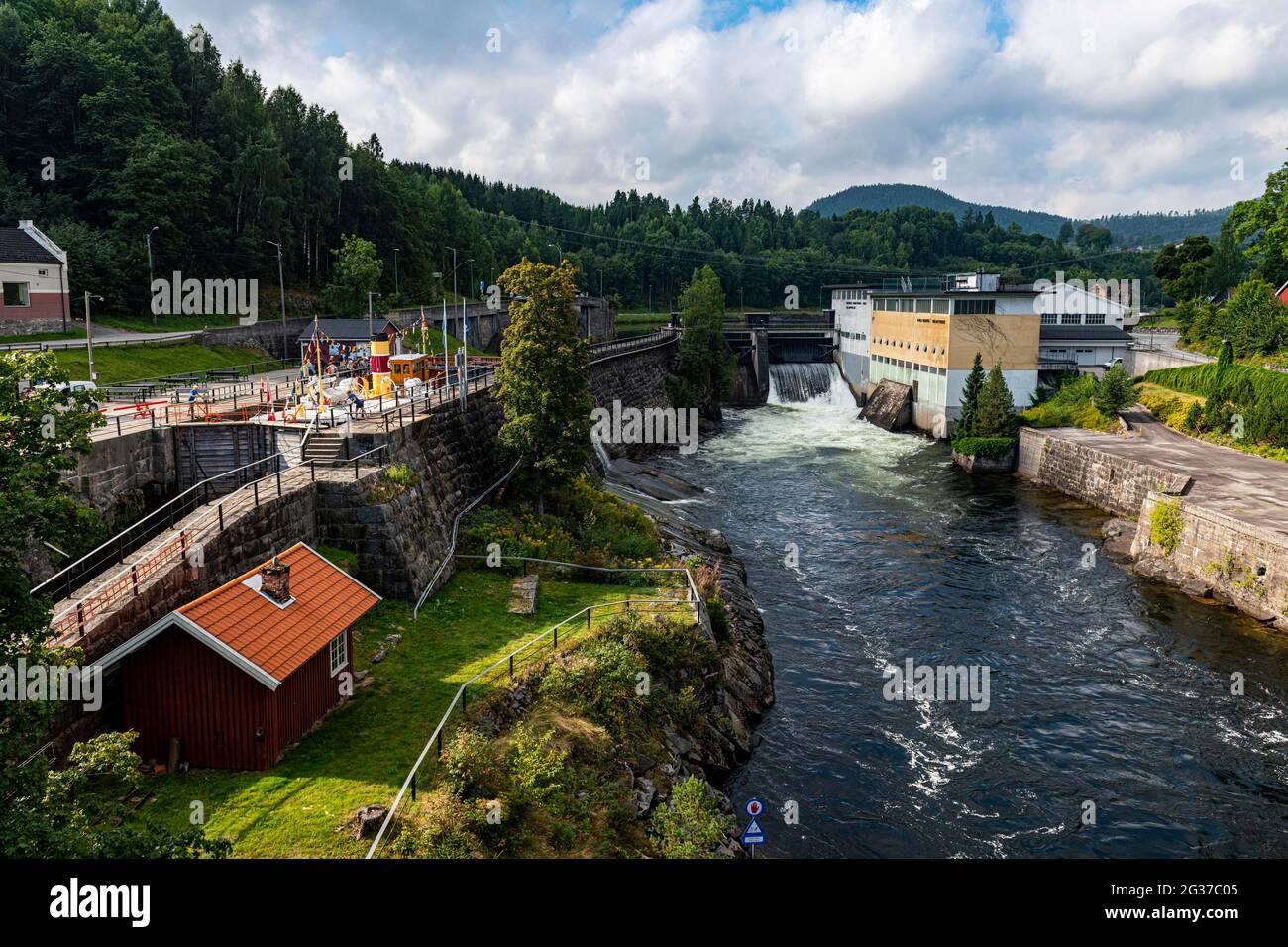 Ulefoss locks hi-res stock photography and images - Alamy
