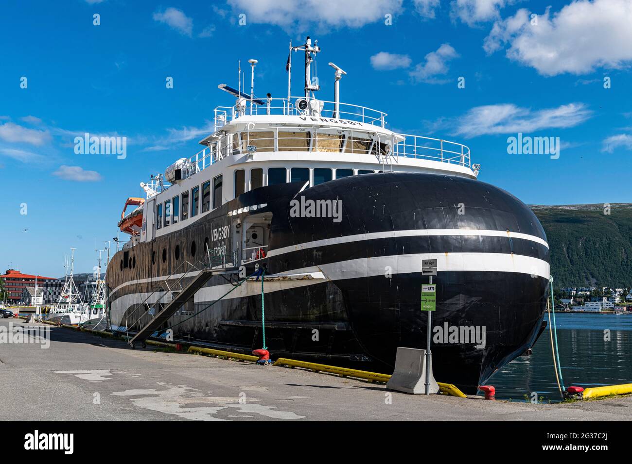 Norwegian icebreaker, Tromso, Norway Stock Photo - Alamy
