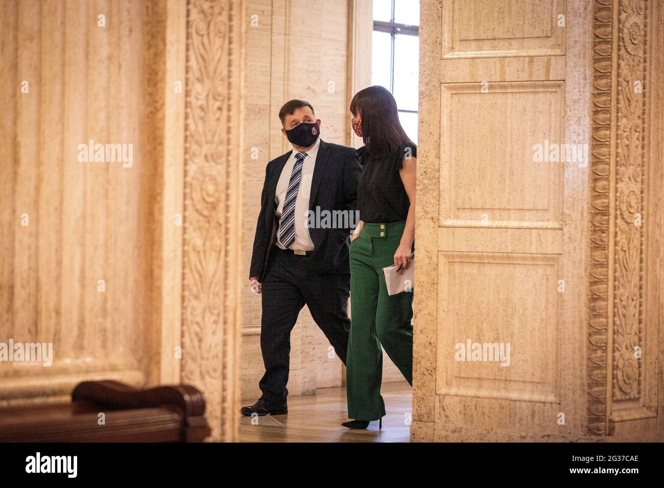 Infrastructure nichola mallon speaking hi-res stock photography and ...