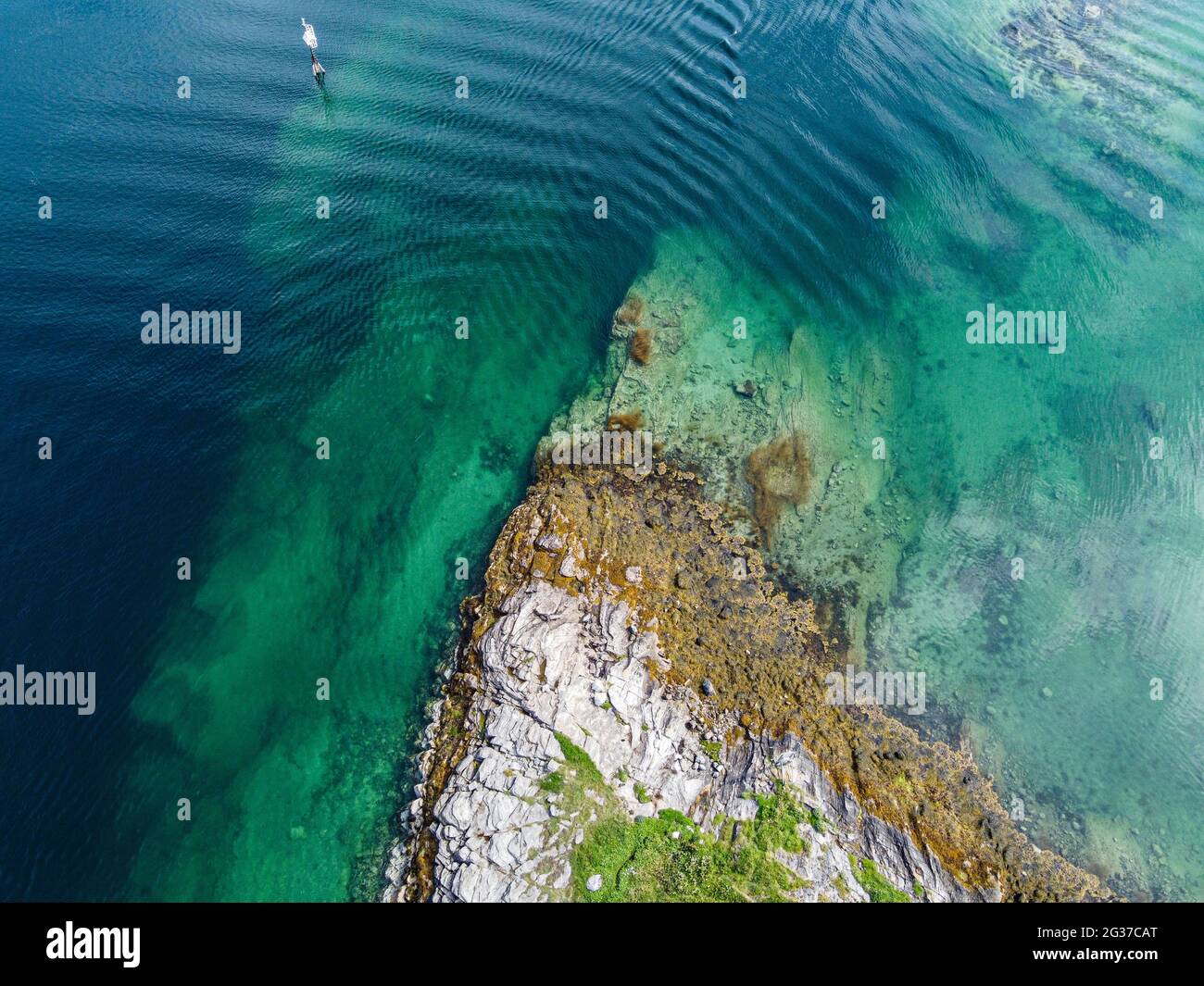 Turuoise waters in the Unesco world heritage site, the Vega Archipelago ...