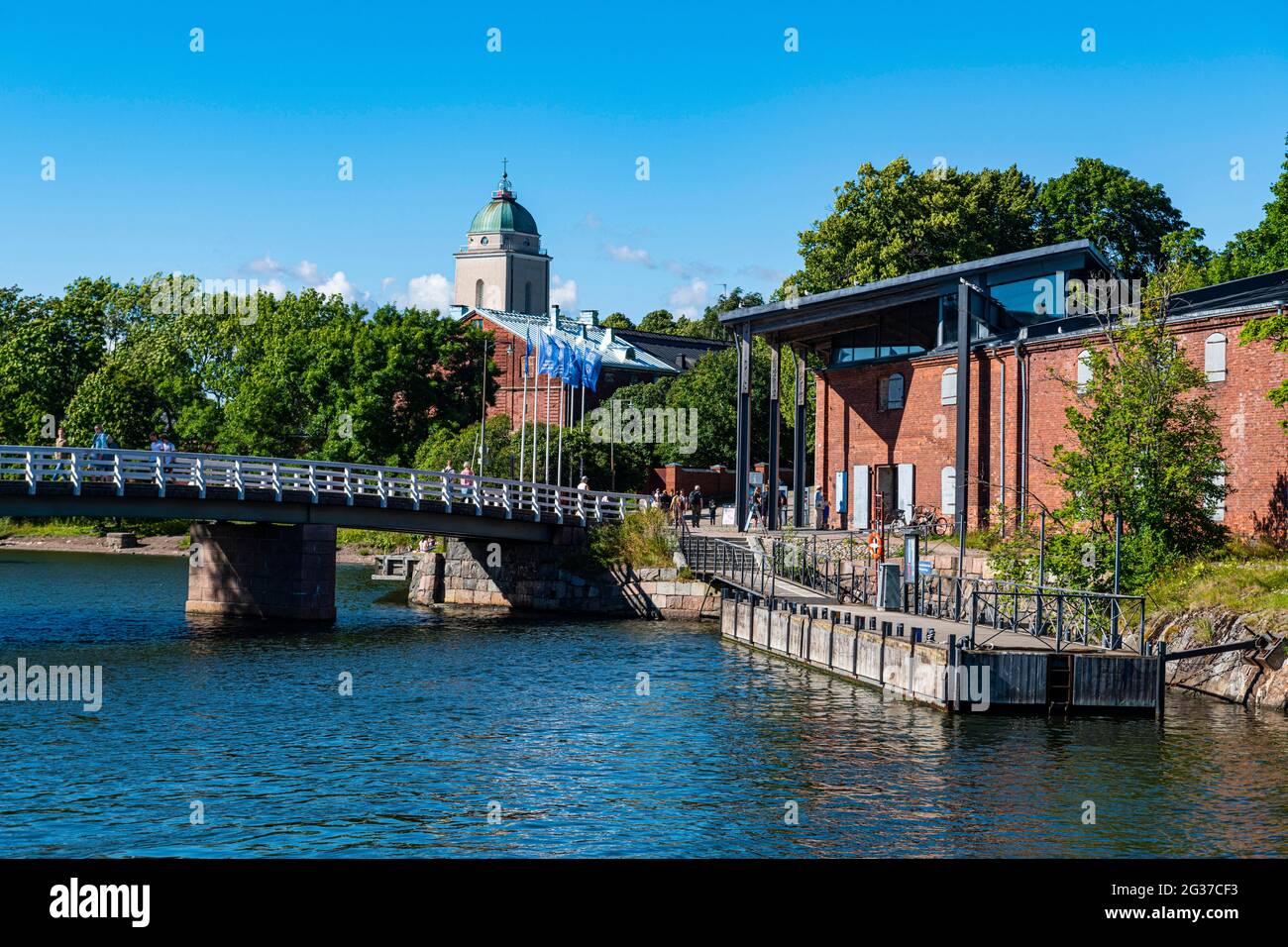 Unesco world heritage site Suomenlinna sea fortress, Helsinki, Finland ...