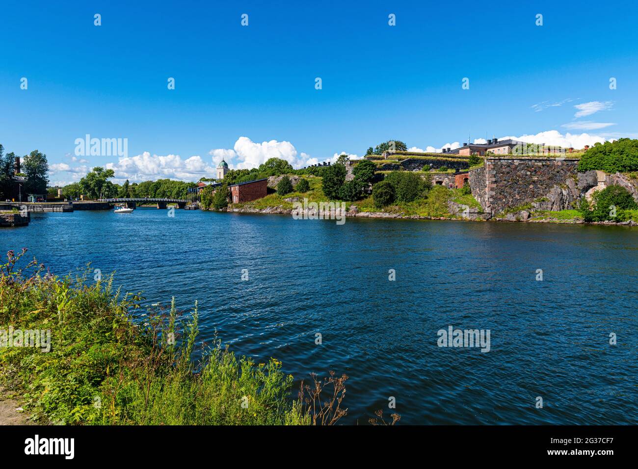 Unesco world heritage site Suomenlinna sea fortress, Helsinki, Finland ...