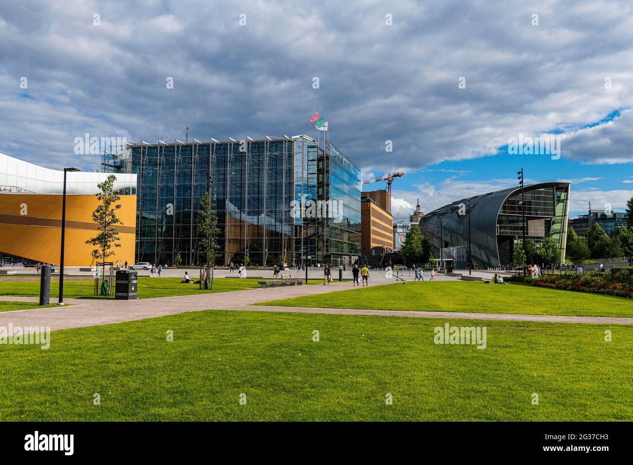 Modern office building in downtown Helsinki, Finland Stock Photo - Alamy