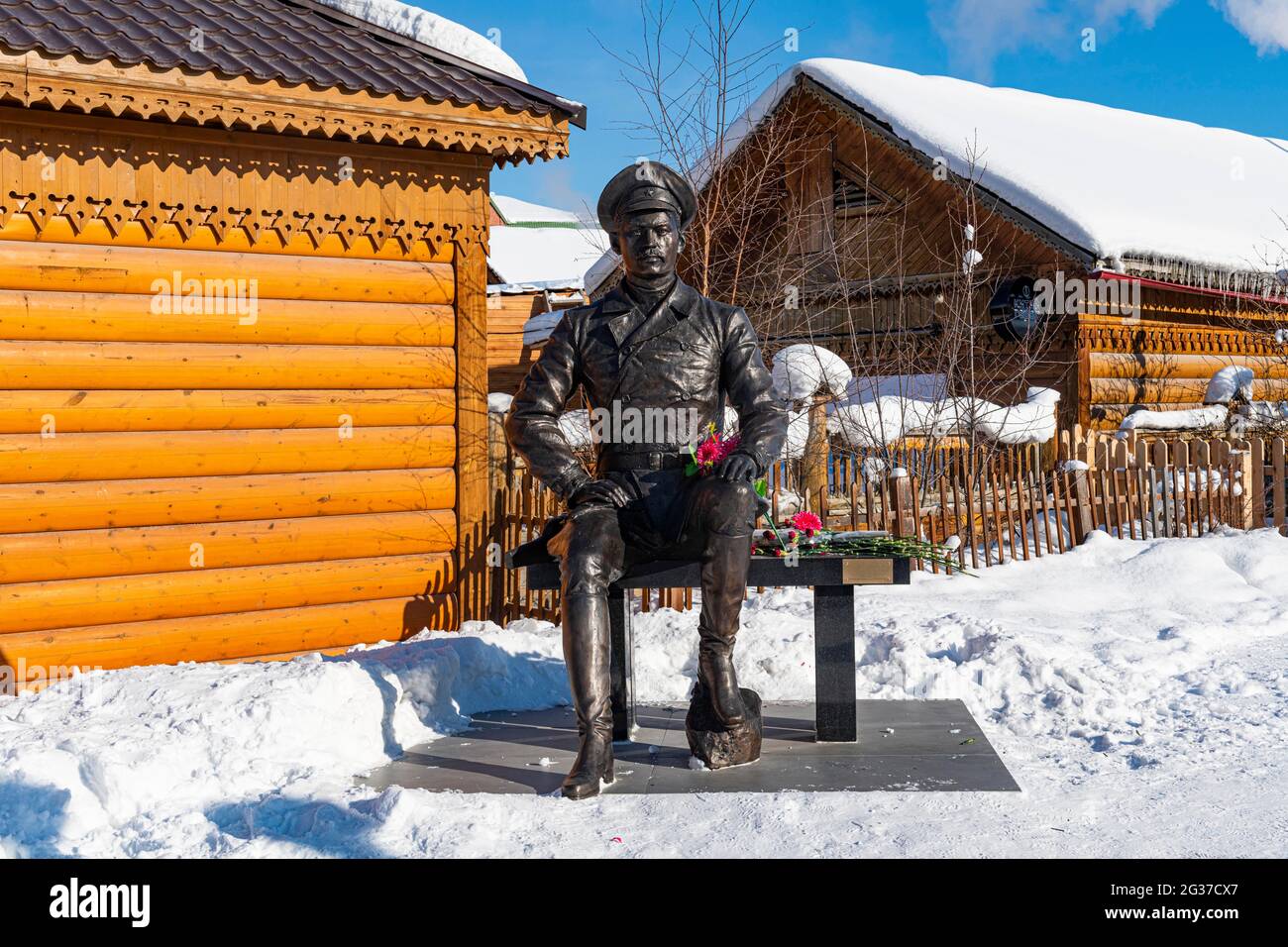 Yakutsk monument hi-res stock photography and images - Alamy