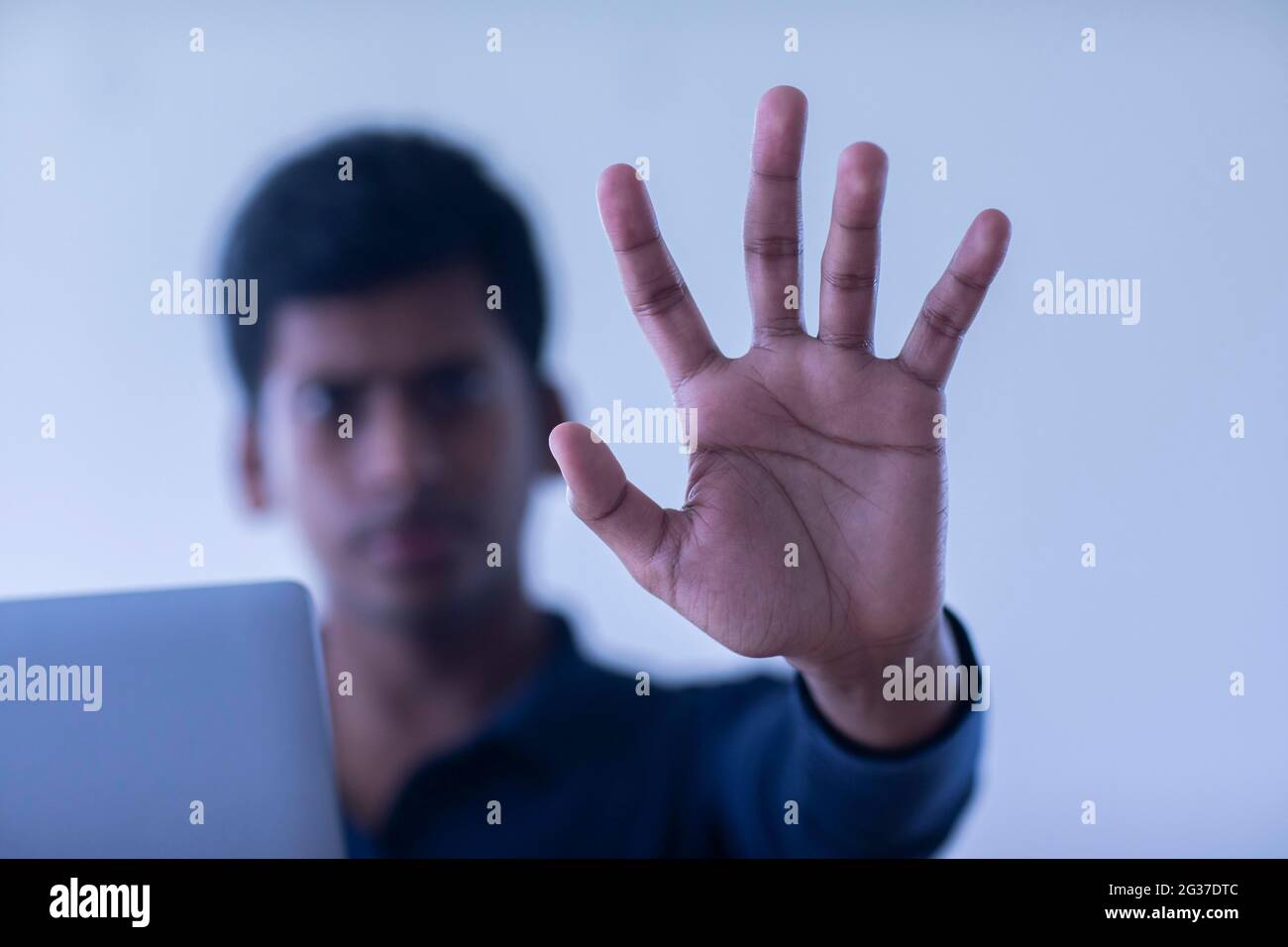 Young technician works in data security, Freiburg, BW Stock Photo - Alamy