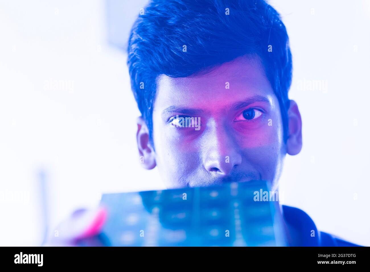 Young technician works in data security, Freiburg, BW Stock Photo - Alamy