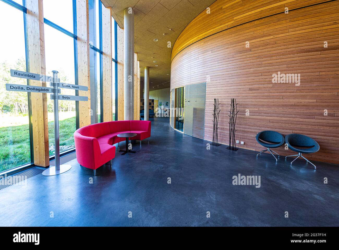 Siida museum for Sami culture, Inari, Lapland, Finland Stock Photo - Alamy