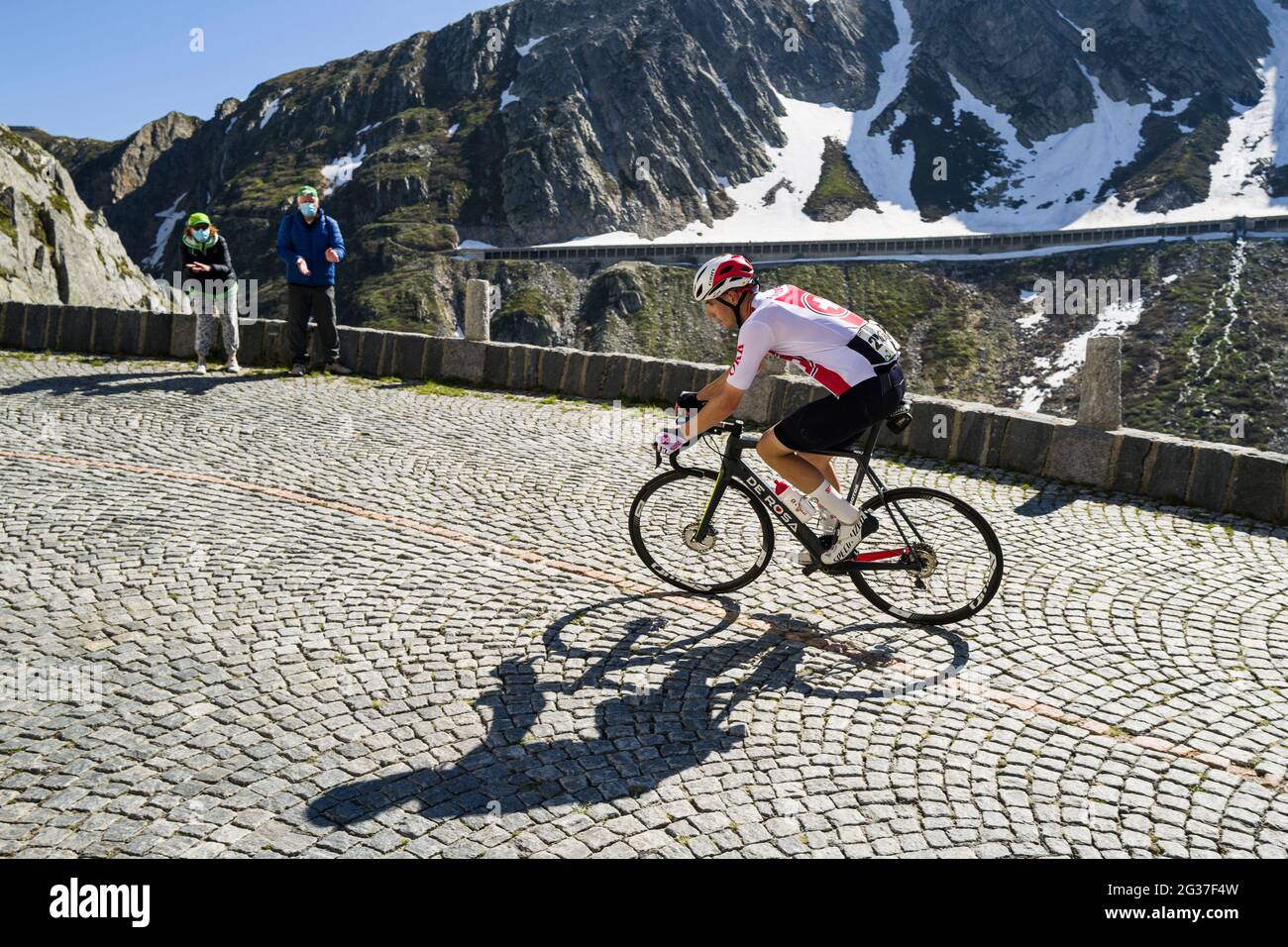 Switzerland, Tour de Suisse, Gotthard pass (Tremola Stock Photo - Alamy