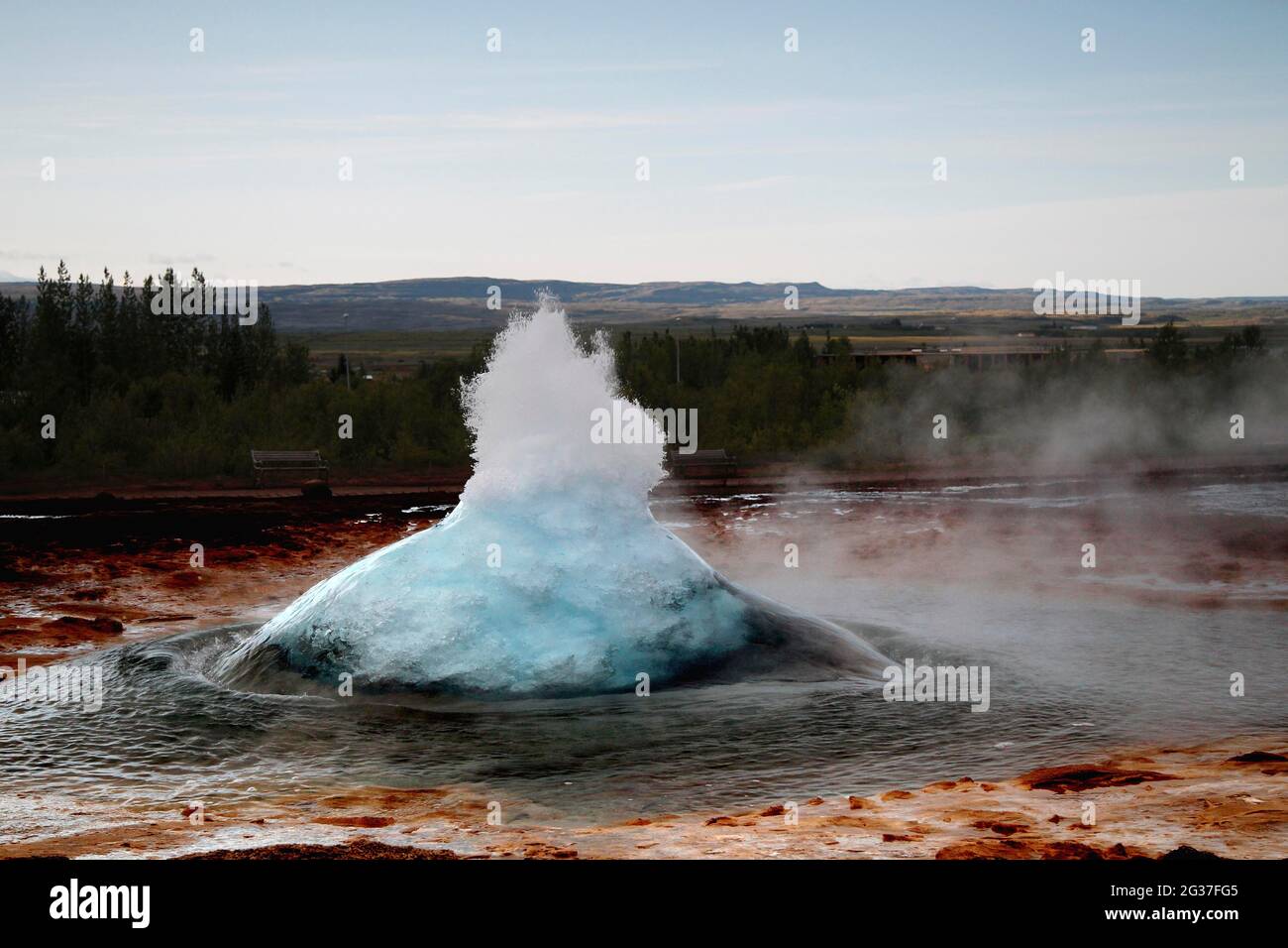 Geyser, hot spring, eruption, bubble, eruption, water fountain ...