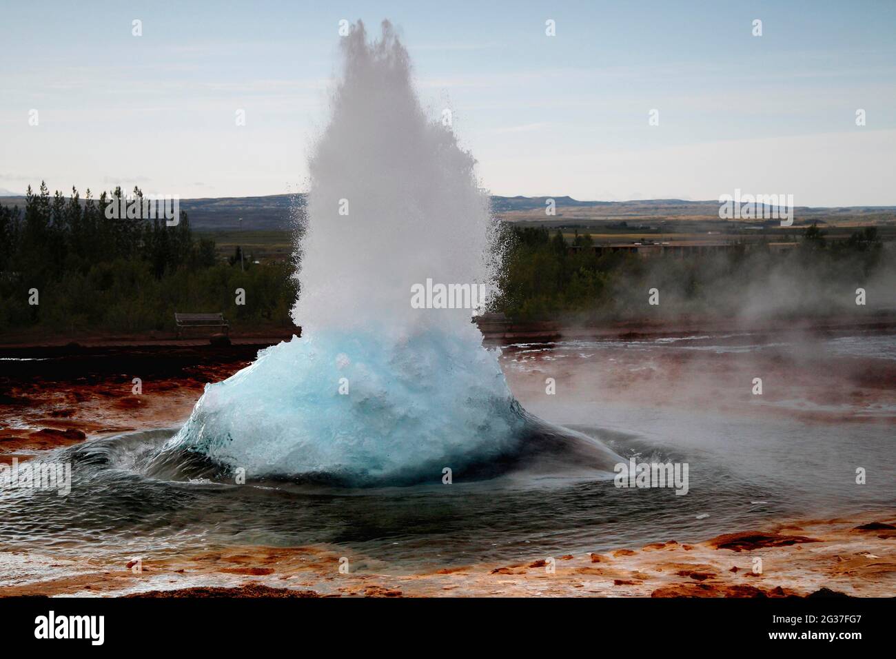 Geyser, hot spring, eruption, bubble, eruption, water fountain ...