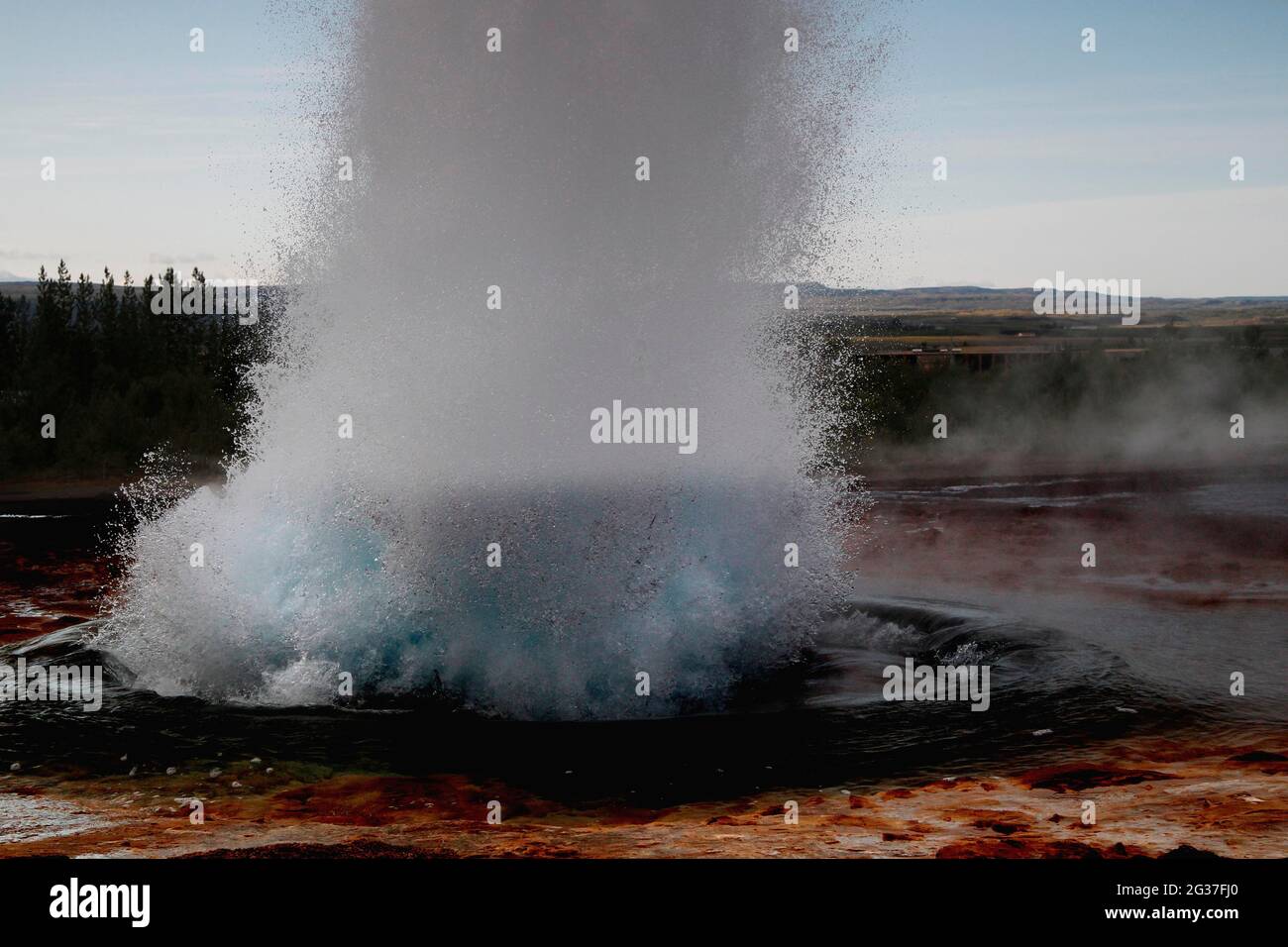 Geyser, hot spring, eruption, bubble, eruption, water fountain ...