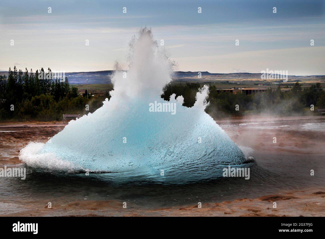 Geyser, hot spring, eruption, bubble, eruption, water fountain ...