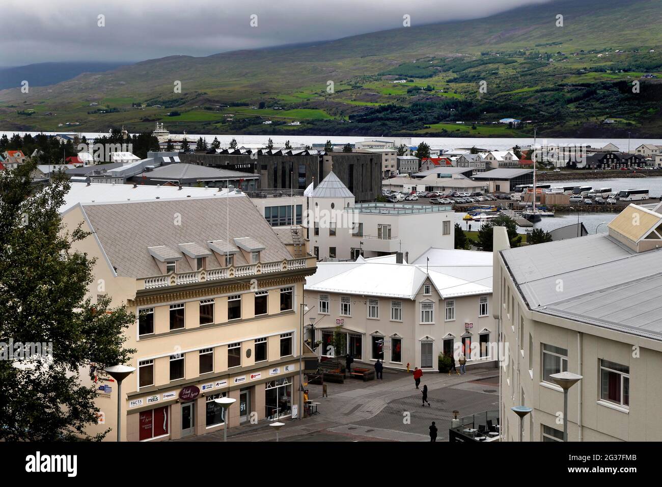 City Centre, Akureyri, North Iceland, Iceland Stock Photo - Alamy