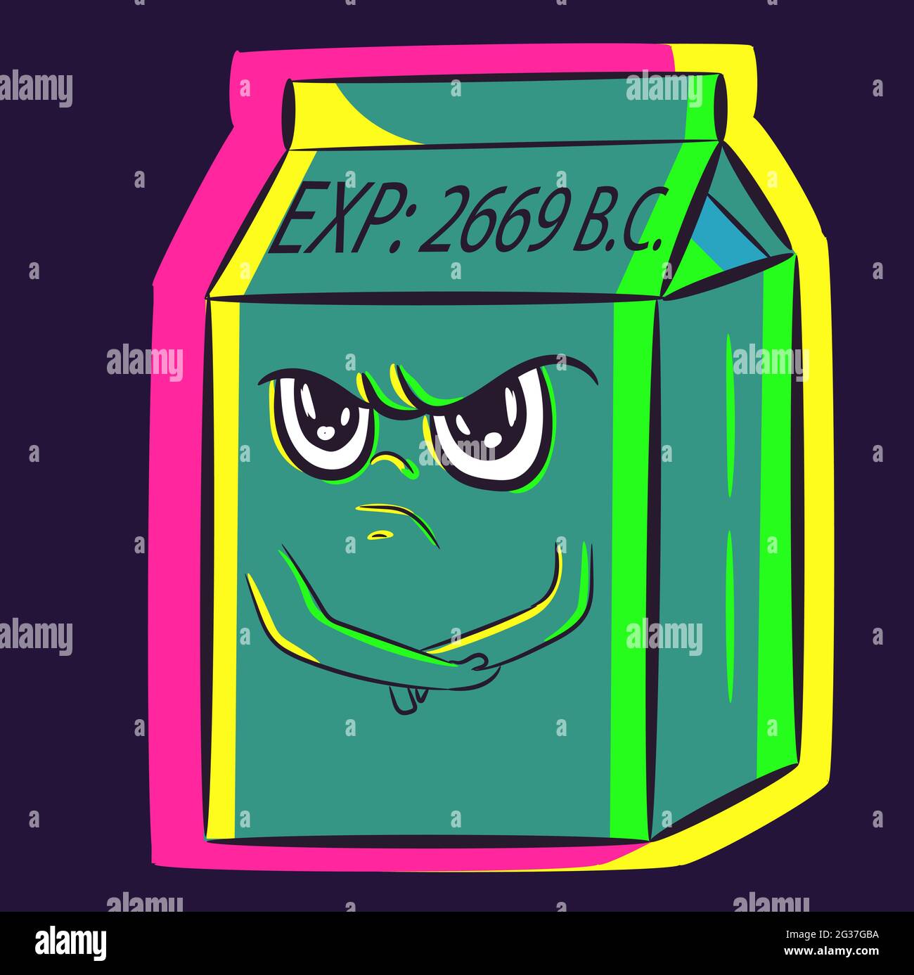 Spoiled Milk Clipart