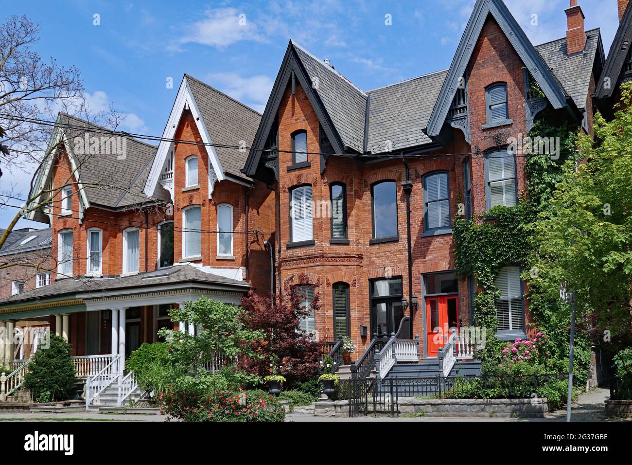 Victorian houses toronto hi-res stock photography and images - Alamy