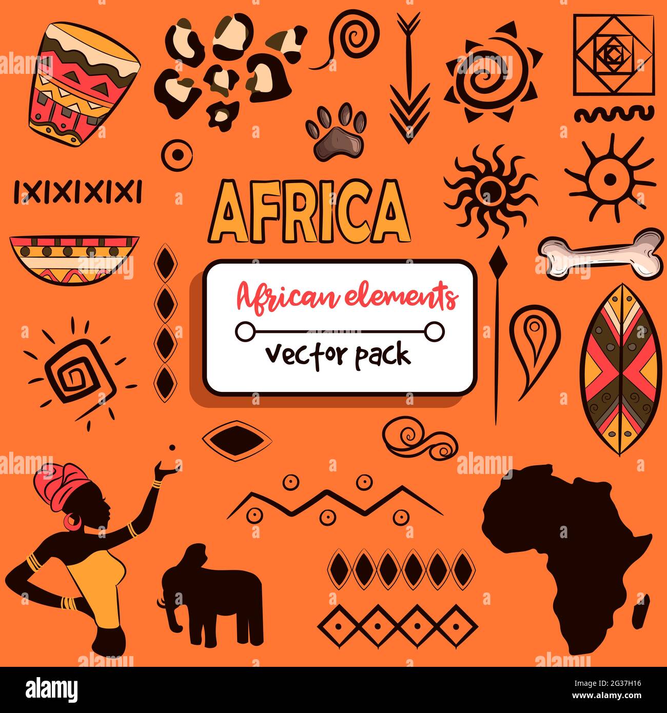 African symbols hi-res stock photography and images - Alamy