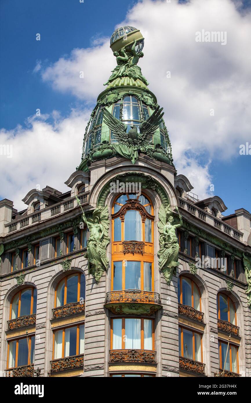 Singer house saint petersburg hi-res stock photography and images - Alamy