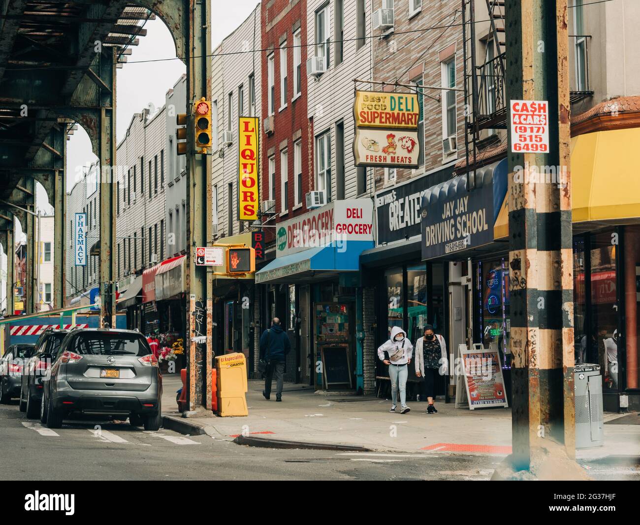 Myrtle avenue brooklyn hi-res stock photography and images - Alamy