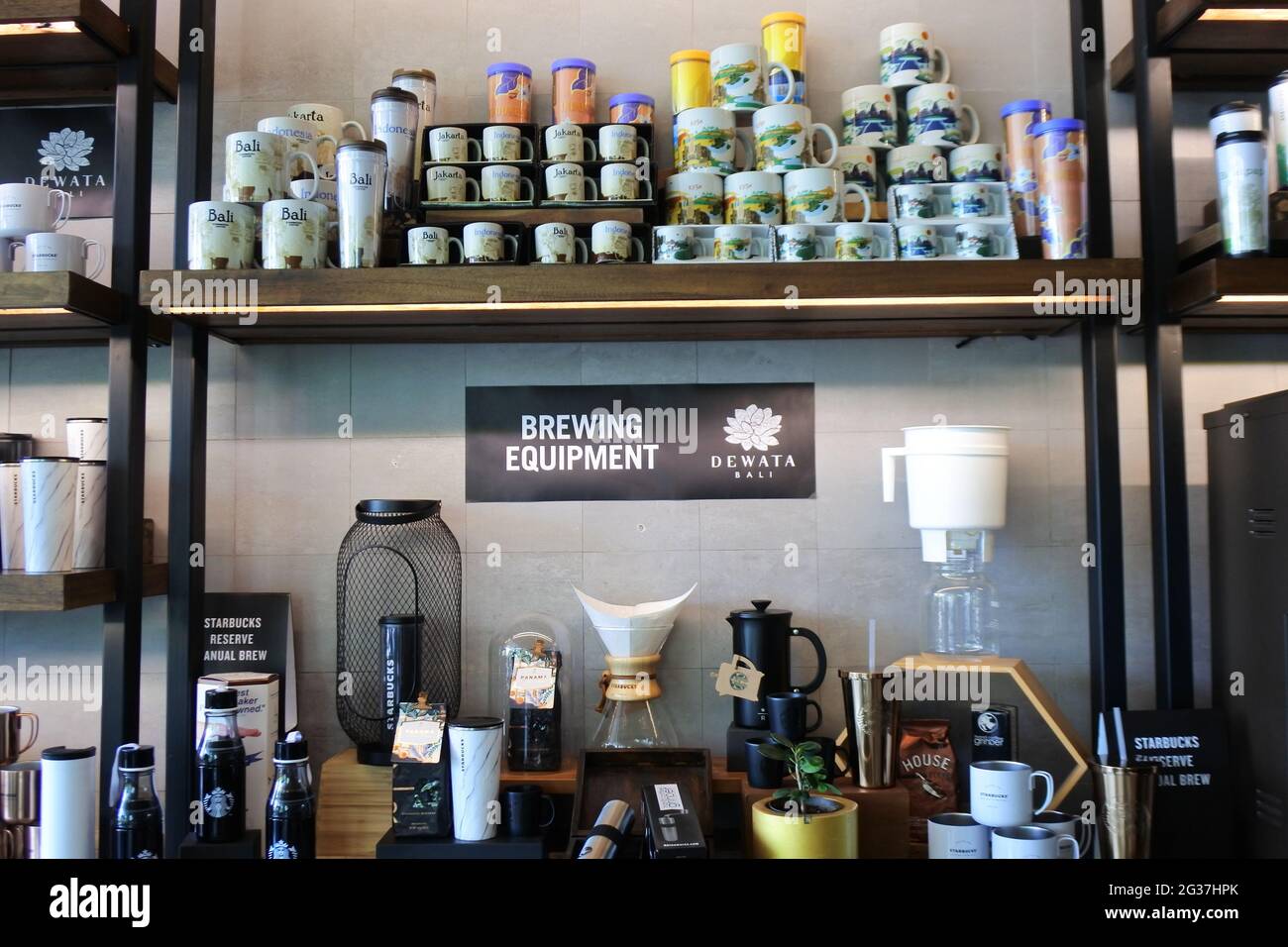 DE, INDONESIA - Feb 17, 2021: starbucks Bali Dewata Reserve, one of the ...