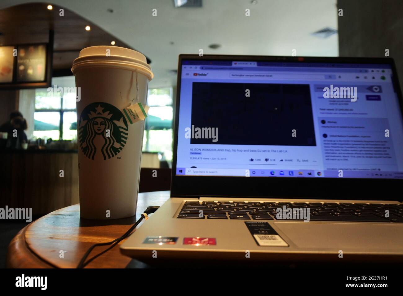 DE, INDONESIA - Feb 16, 2021: starbucks Bali Dewata Reserve, one of the ...