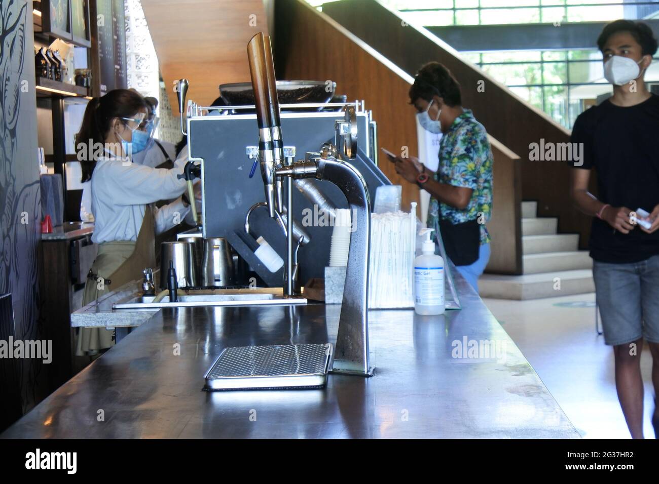 DE, INDONESIA - Feb 17, 2021: starbucks Bali Dewata Reserve, one of the ...