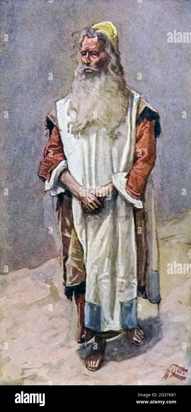 Old jewish man painting hi-res stock photography and images - Alamy