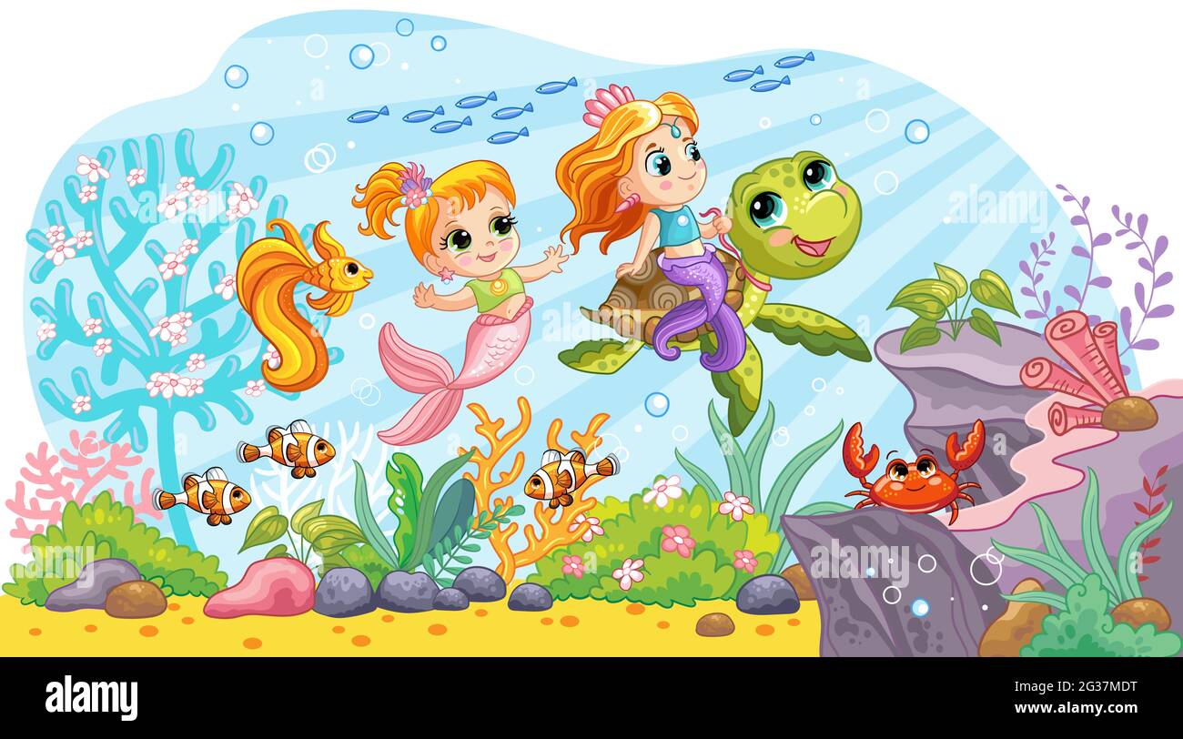 Mermaid turtle hi-res stock photography and images - Alamy